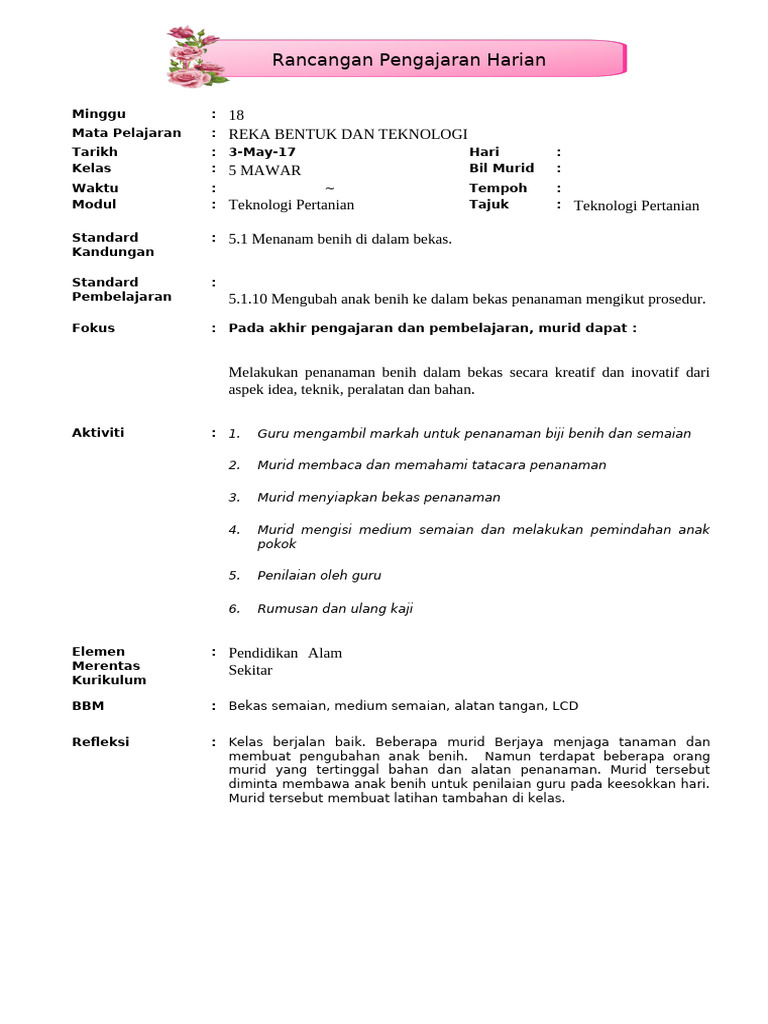 5 Mawar (RBT) | PDF