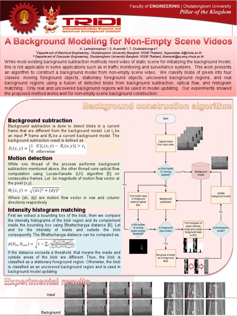 A Background Modeling | PDF