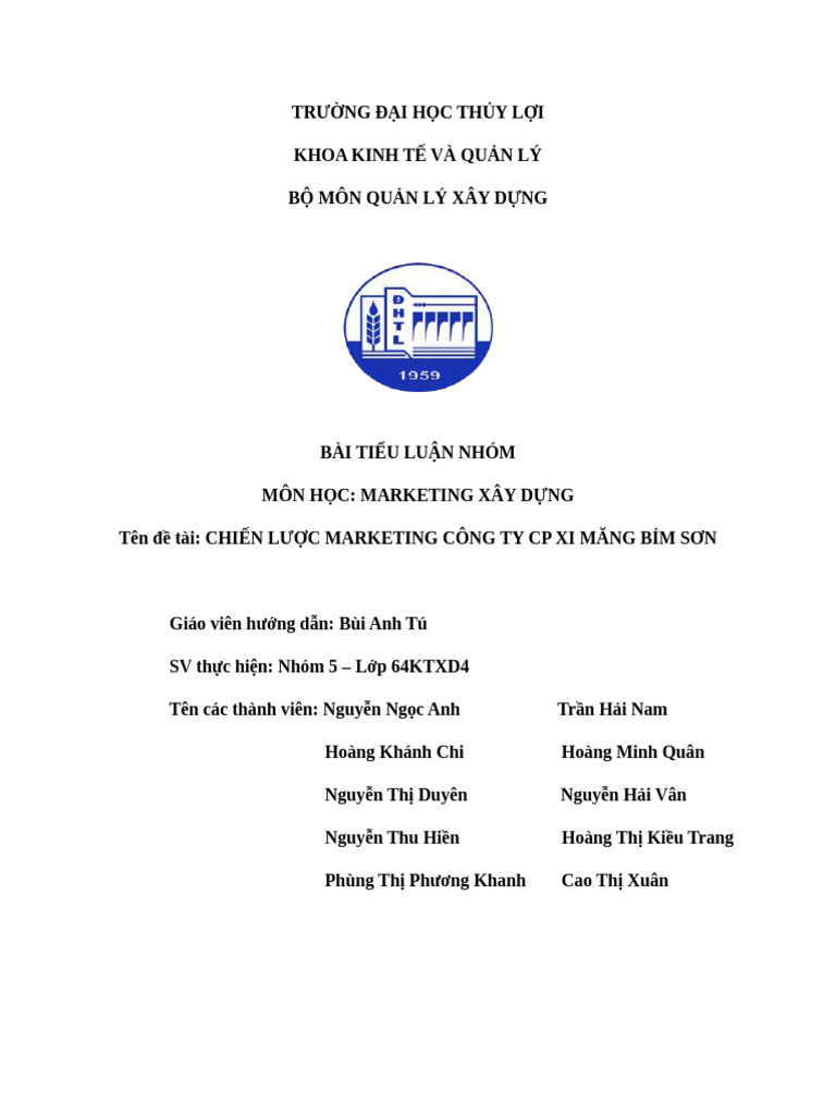 9.10-MKT-XD-NHÓM-5 | PDF