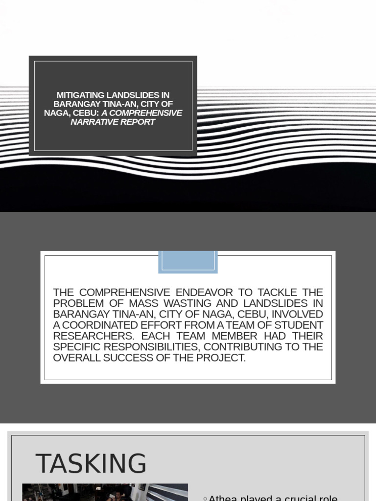 Mitigating Landslides in Barangay Tina An City of | PDF | Landslide | Soil