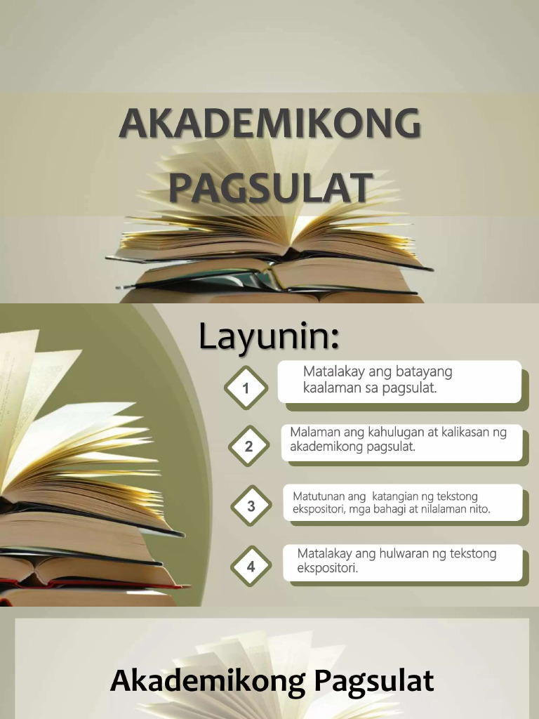 Akademikong Pagsulat | PDF