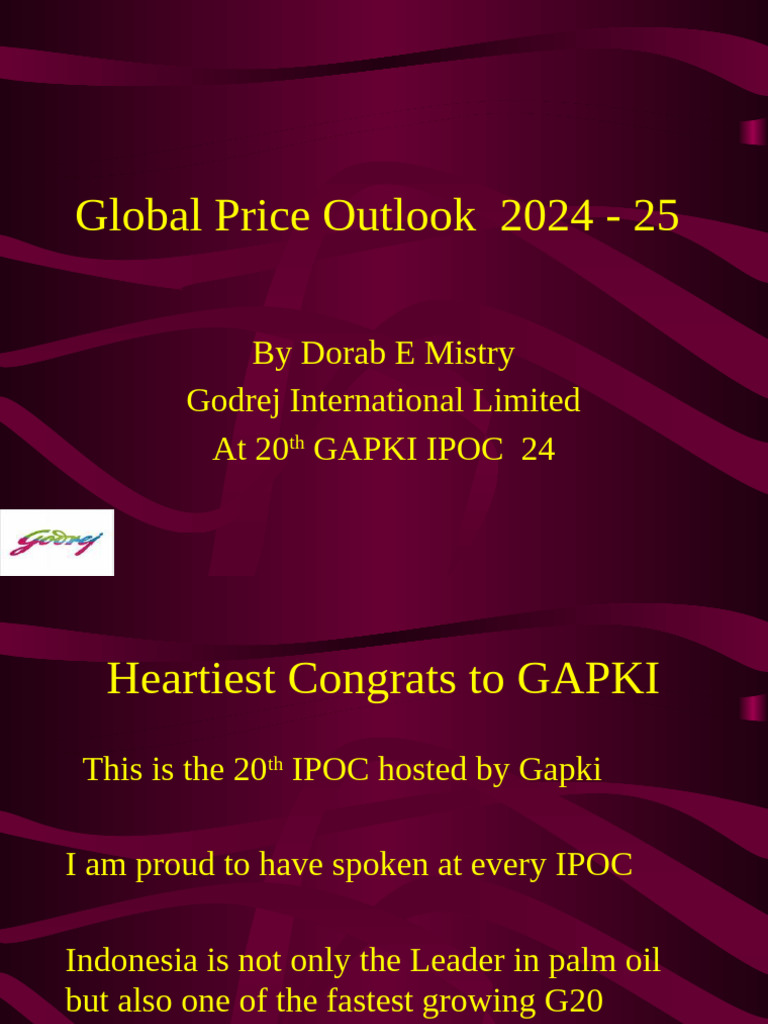 2024 Gapki Bali | PDF | Palm Oil | Rapeseed