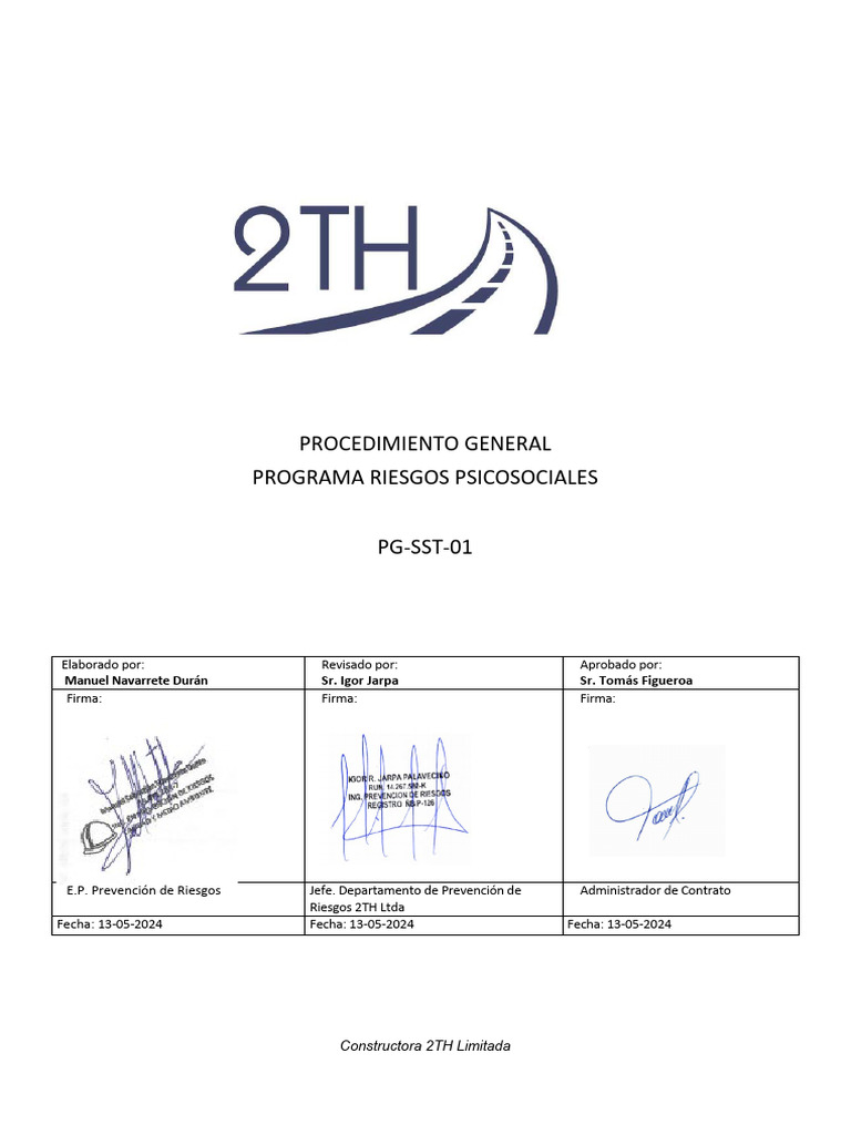 PG-SST-01-Psicosocial | PDF | La seguridad informática | Seguridad PG-SST-01-Psicosocial | PDF | La seguridad informática | Seguridad