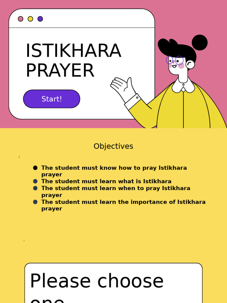Islamic Presentation About Istikhara Prayer | PDF | Semitic Words And ...