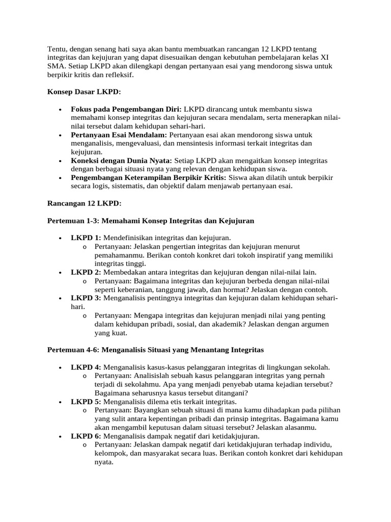 LKPD PROJEK P5 | PDF