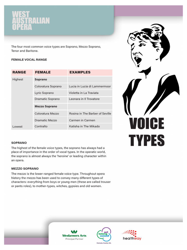 Voice Types | PDF | Pitch (Music) | Singing