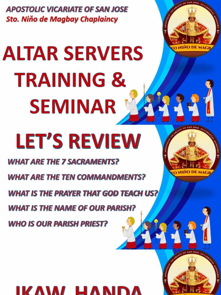 Altar Server Seminar and Training PDF | PDF