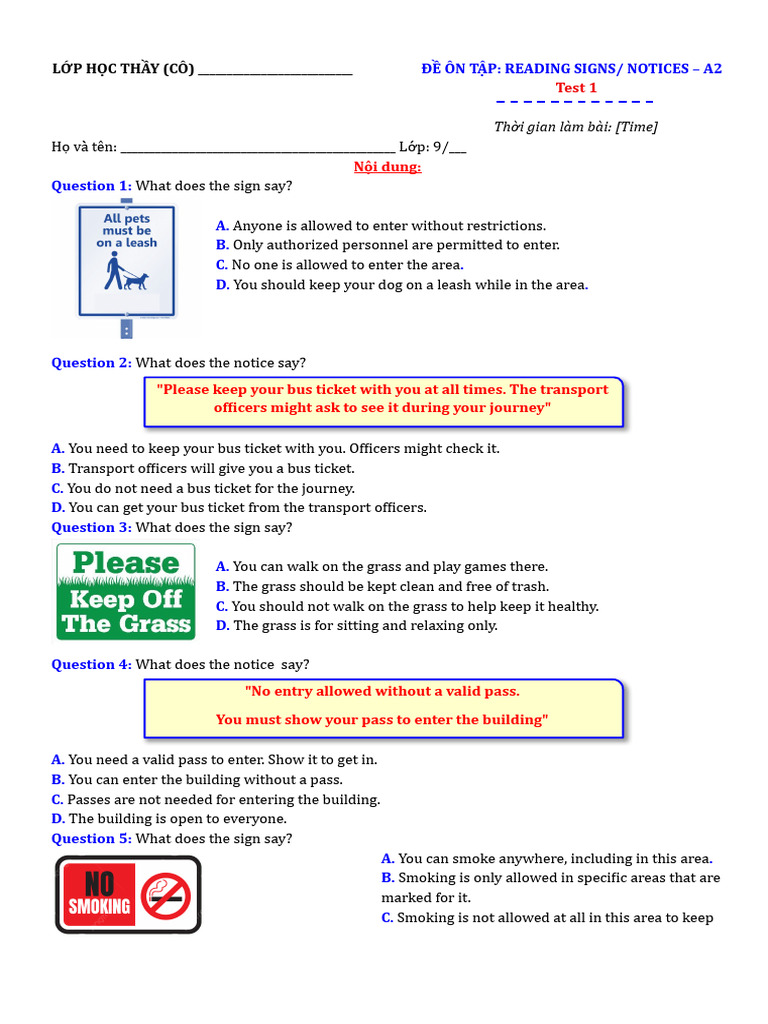 de-thi-vao-10-mon-anh-dang-bai-bien-thong-bao-moi-nhat-form-2025- | PDF ...