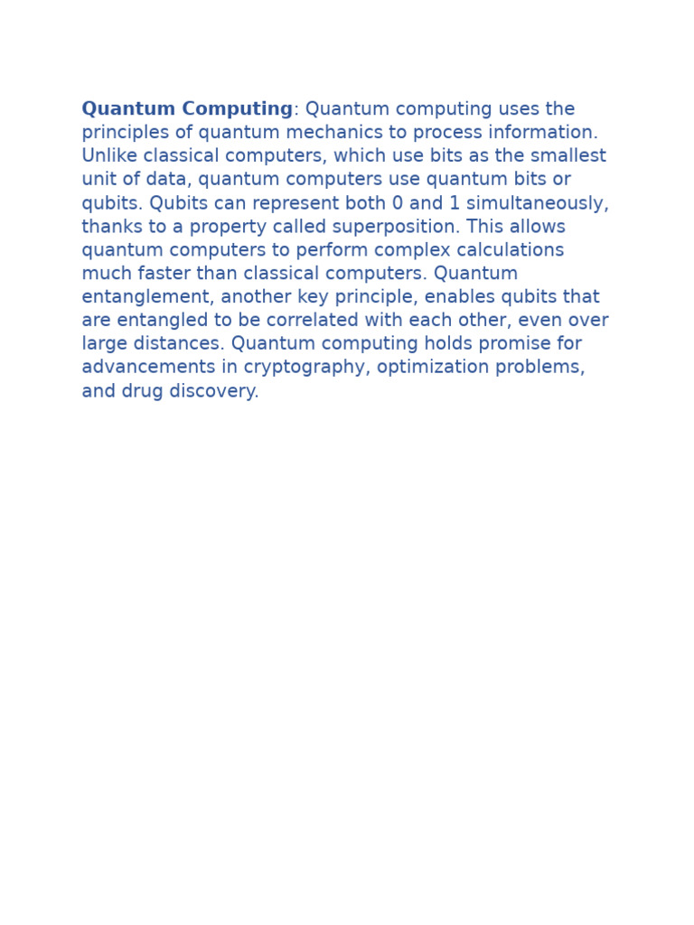 Quantum Computing | PDF
