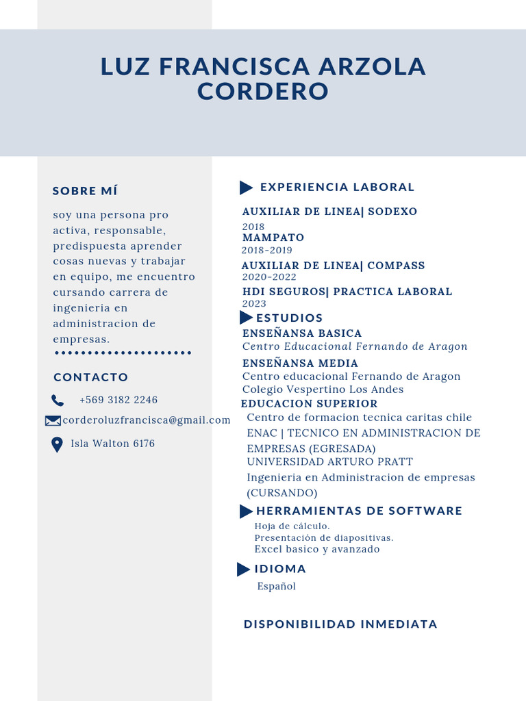 CV Actualizado 2024 | PDF