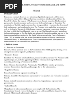 French Political System Overview | PDF | Common Law | Judiciaries