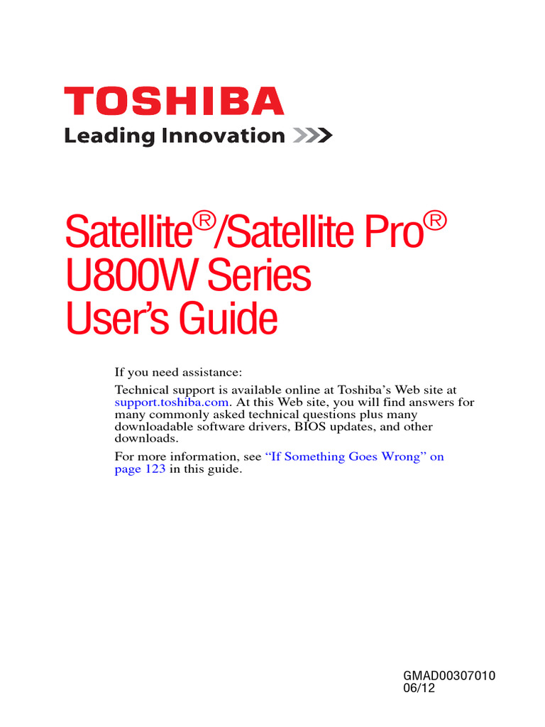 Manual Notebook Toshiba | PDF | Bluetooth | Radio