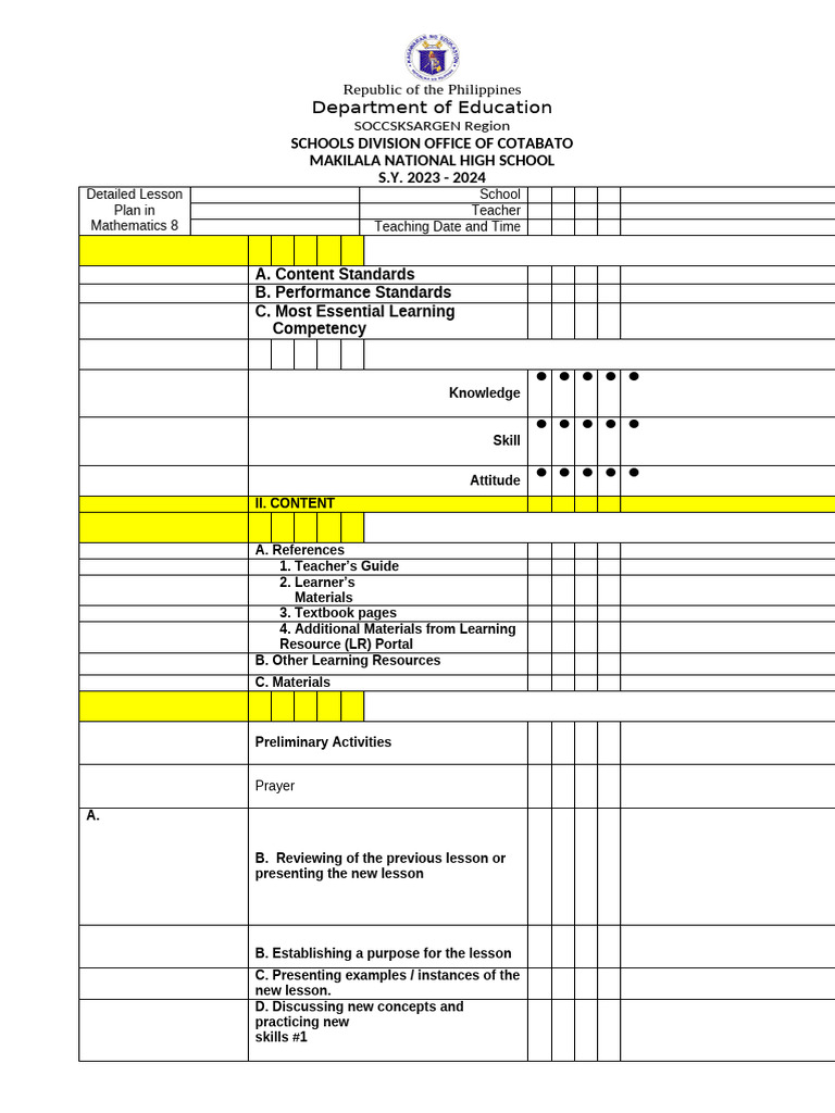 JHS Demo Teaching Triangle Inequality Theorem 1 | PDF | Learning | Teachers