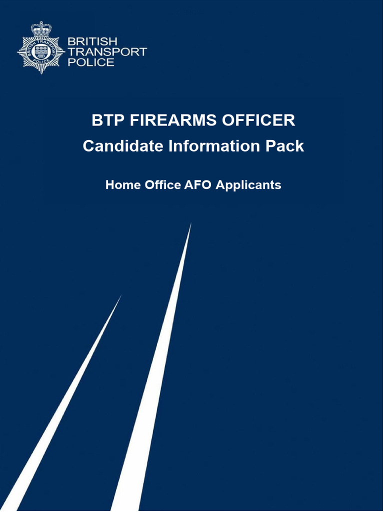 BTP Firearms Officer Guide | PDF | Pension | Law Enforcement