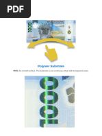 1000-Piso Polymer Banknote - Information Sheet | PDF | Currency