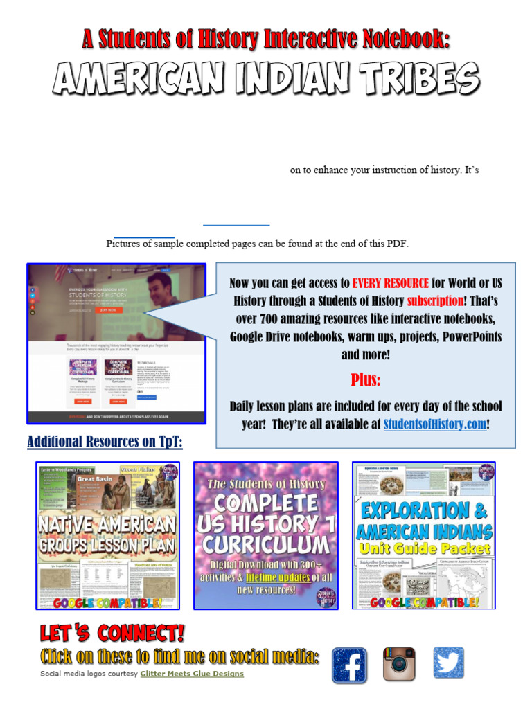American Indian Tribes Interactive Guide | PDF | Iroquois | Native ...