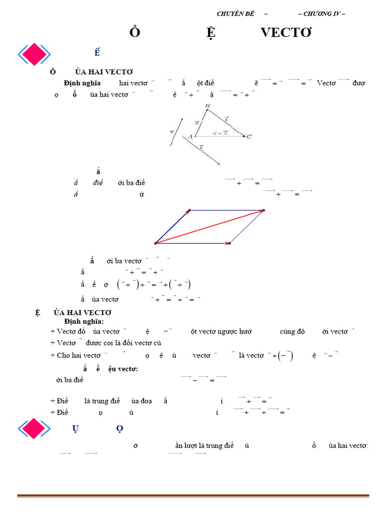 Bài 8 Tong Hieu Vecto - de - TR130 | PDF