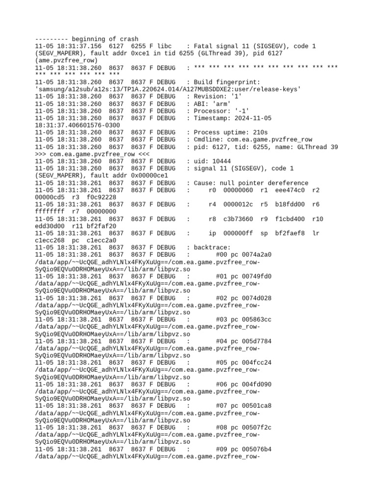 Mod Menu Log - Com - Ea.game - Pvzfree - Row | PDF | Computing Platforms | Computer Engineering