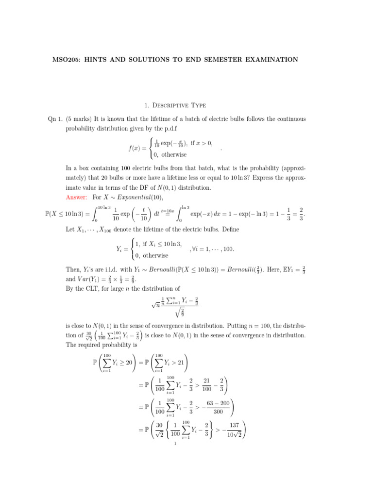 end-sem-solution_e3a24af5-eb92-4150-8cad-f0d647a340c9 | PDF | Exponential Function | Functions ...