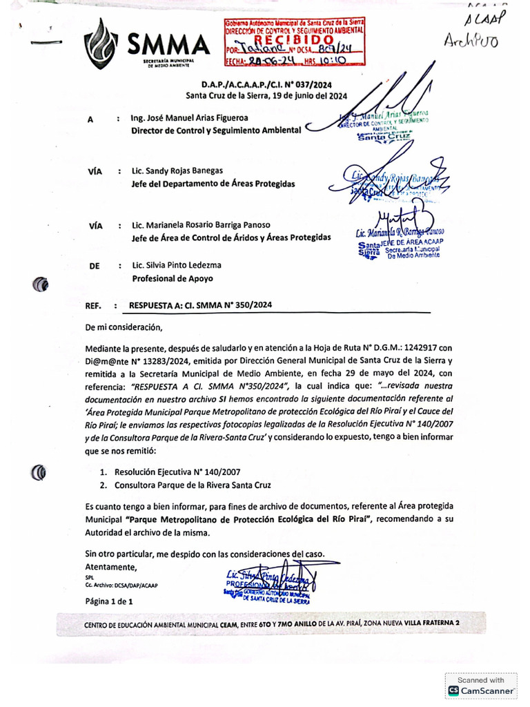 Dap-Acaap - Ci N037-2024 | PDF