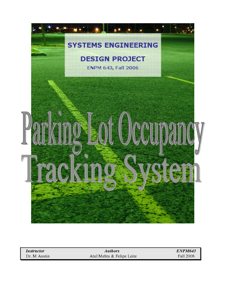 Parking Lot Project | PDF | Parking Lot | Use Case