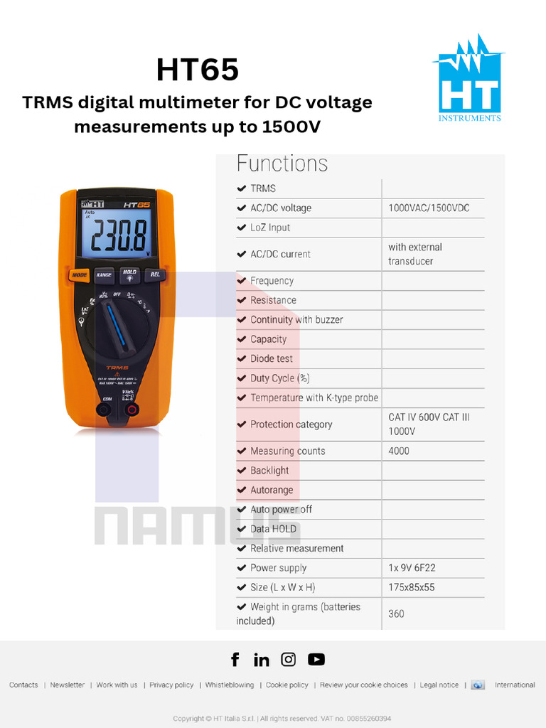BROSUR HT65 (1) | PDF