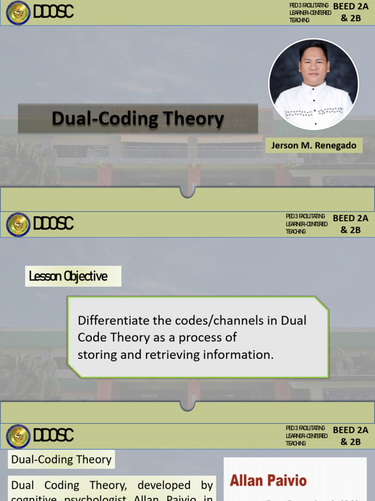 Dual Coding Forgetting Curve Spaced Retrieval Pdf Cognition Psychology