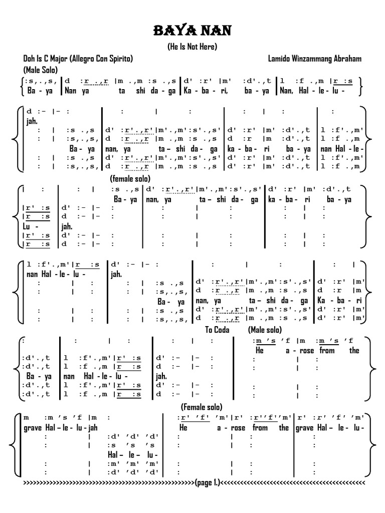 baya nan ya tashi | PDF