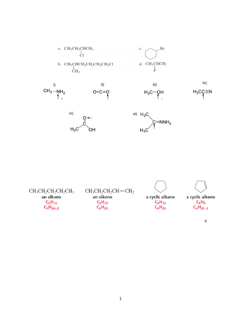 WEEK 7 ALKENES | PDF | Alkene | Functional Group