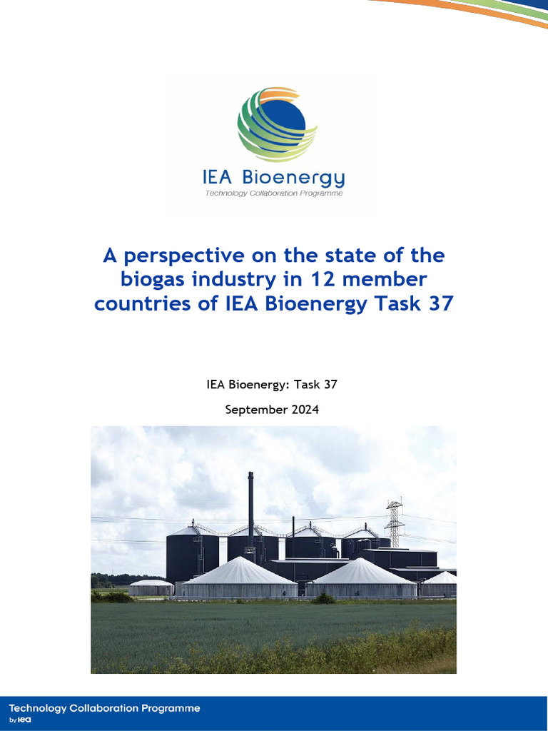 IEA Bioenergy T37 CountryReportSummary 2024 | PDF | Biogas | Anaerobic Digestion