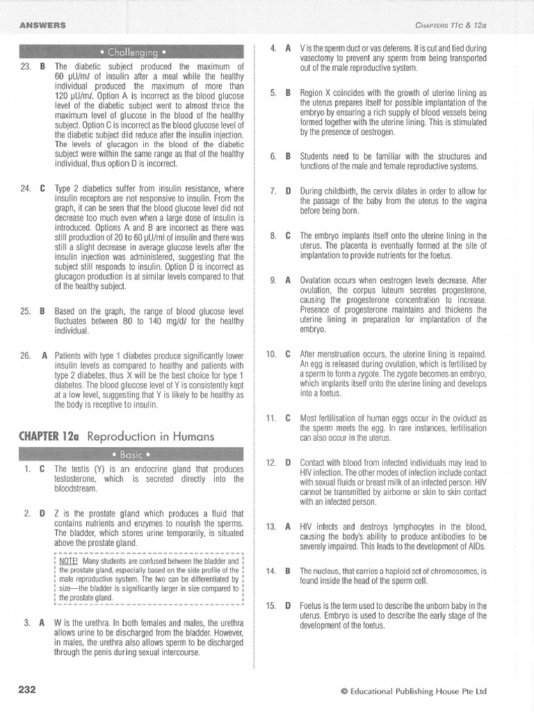 L6 Reproduction Answer | PDF