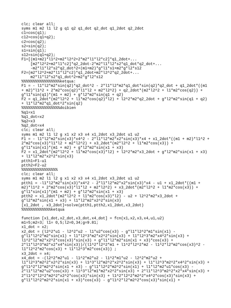 clc; clear all; | PDF