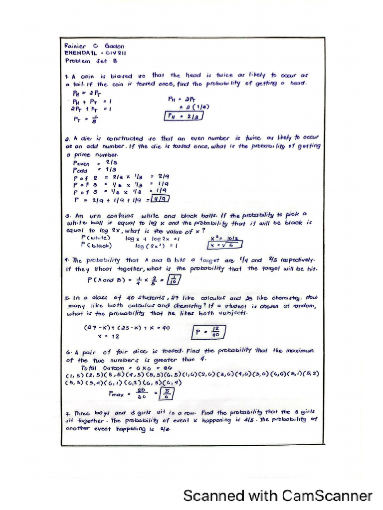 Probset8 Gadon | PDF