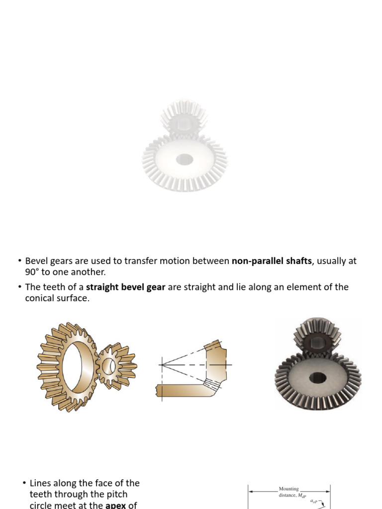 9. BEVEL GEARS | PDF | Gear | Geometry
