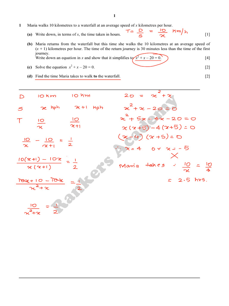 Chap 2 Pink Book Solution Part B | PDF | Area | Speed