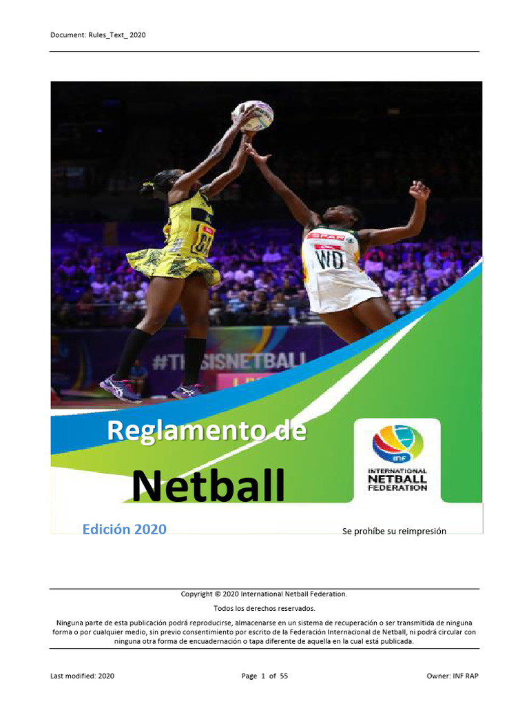 Netball | PDF | Árbitro | Deportes