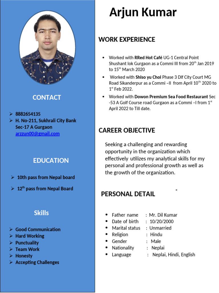 Advance Resume | PDF