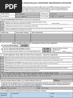 Mitigating Circumstances Application Form | PDF