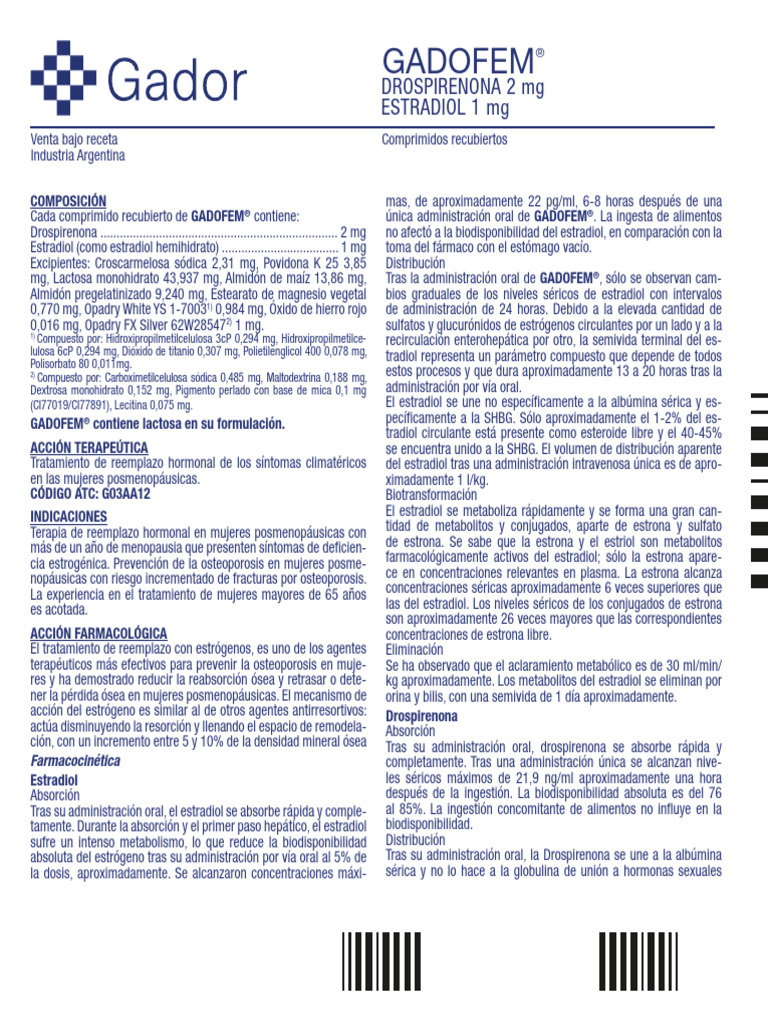 G00080702 04 GADOFEM Web | PDF | Terapia de reemplazamiento de hormonas ...