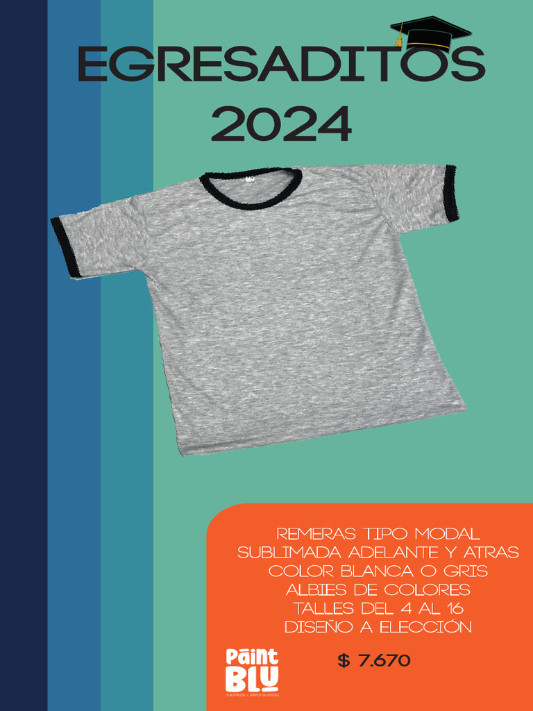 REMERAS EGRESADITOS 2024 | PDF
