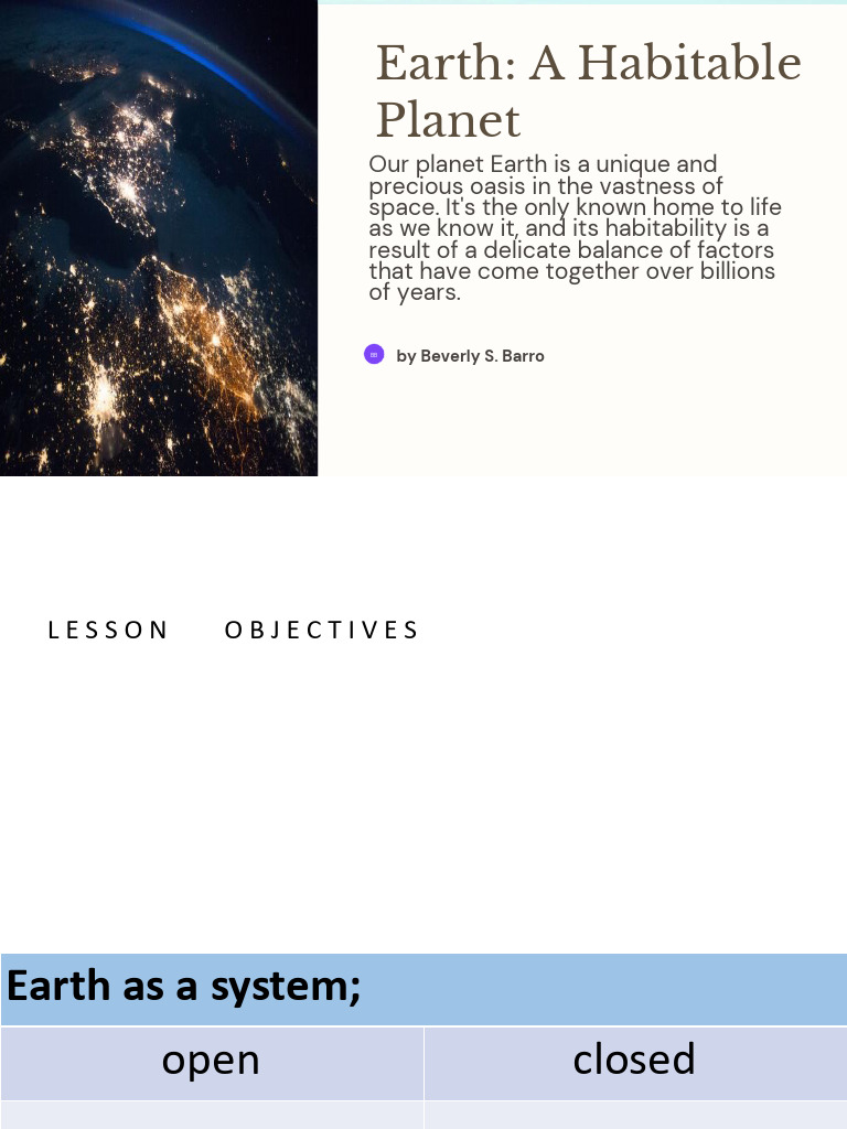 Earth's Unique Habitability Factors | PDF | Earth Sciences | Earth