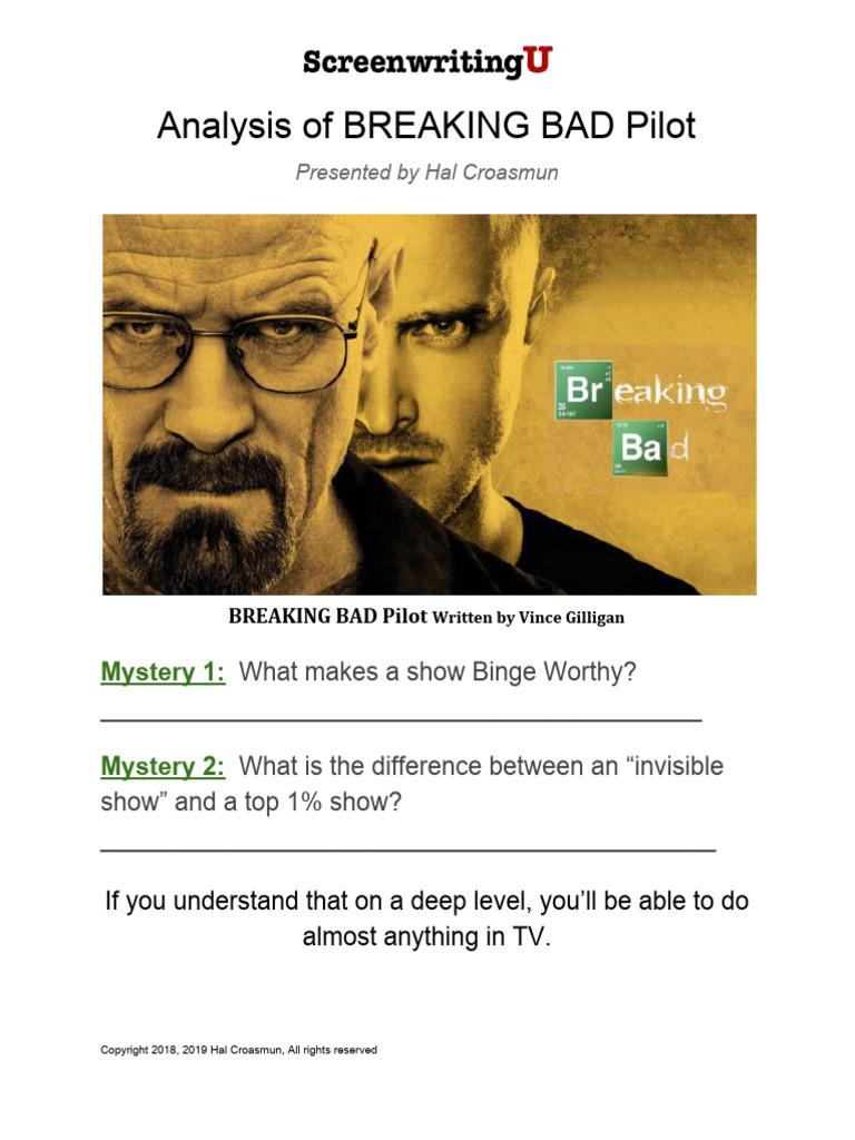 BREAKING BAD Handout | PDF