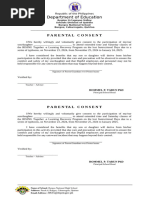 PARENTAL CONSENT - Project BANGON ARAL | PDF