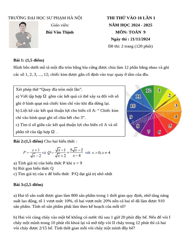 KTRA TOÁN (lần 2 | PDF