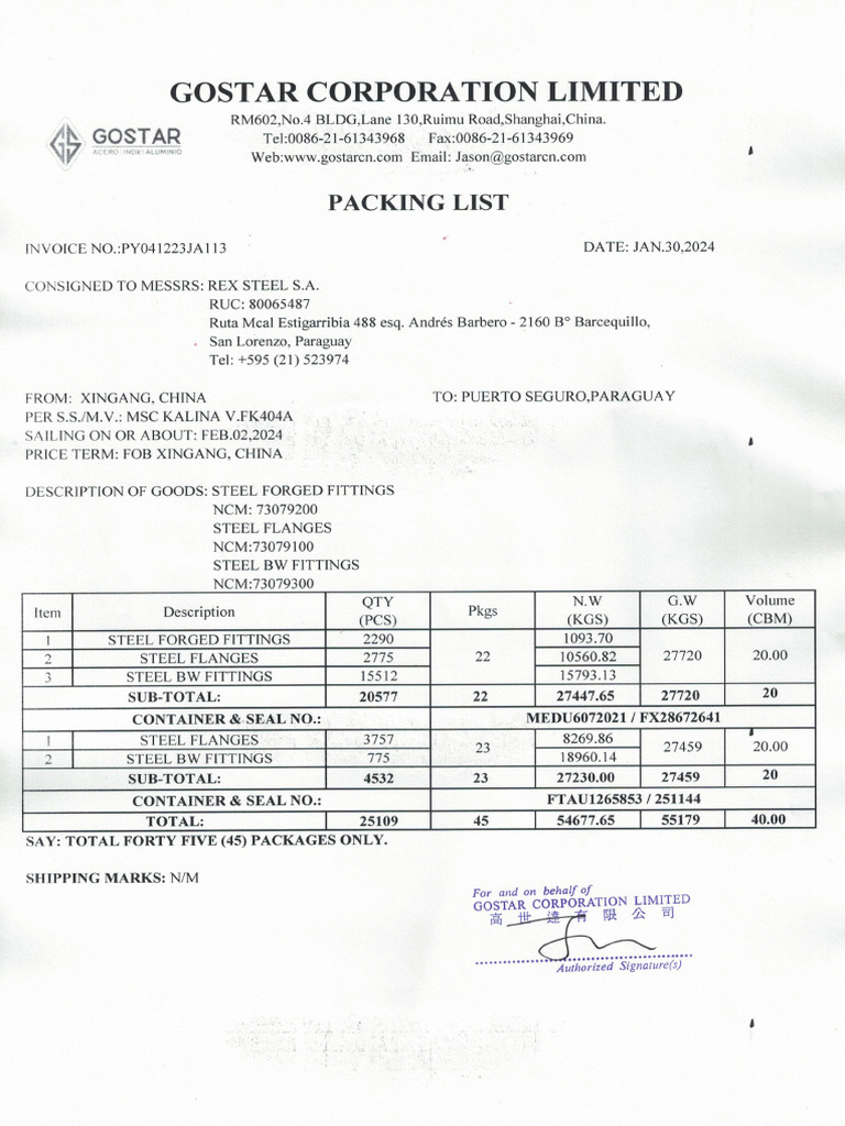 MTC A234-A105-Flanges 06-2024 | PDF