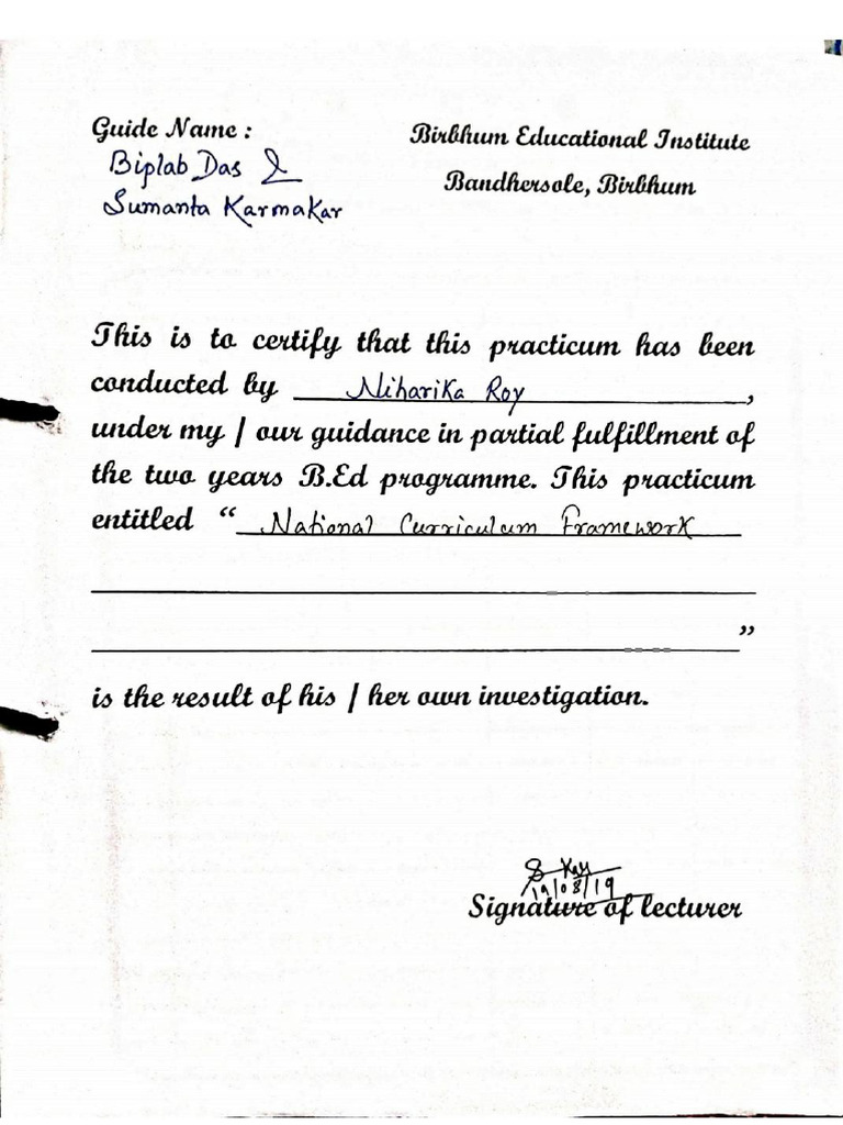 BNG-8A (Policy Analysis Curriculum Framework NCF) | PDF