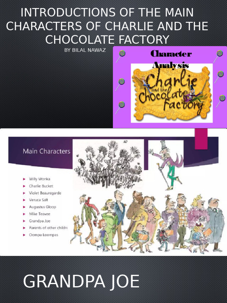 Introductions of The Main Characters of Charlie and | PDF