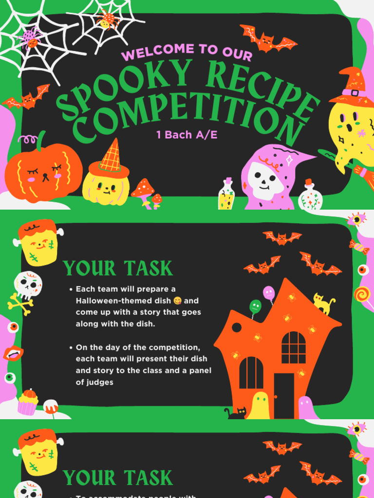 Spooky Recipe Competition | PDF