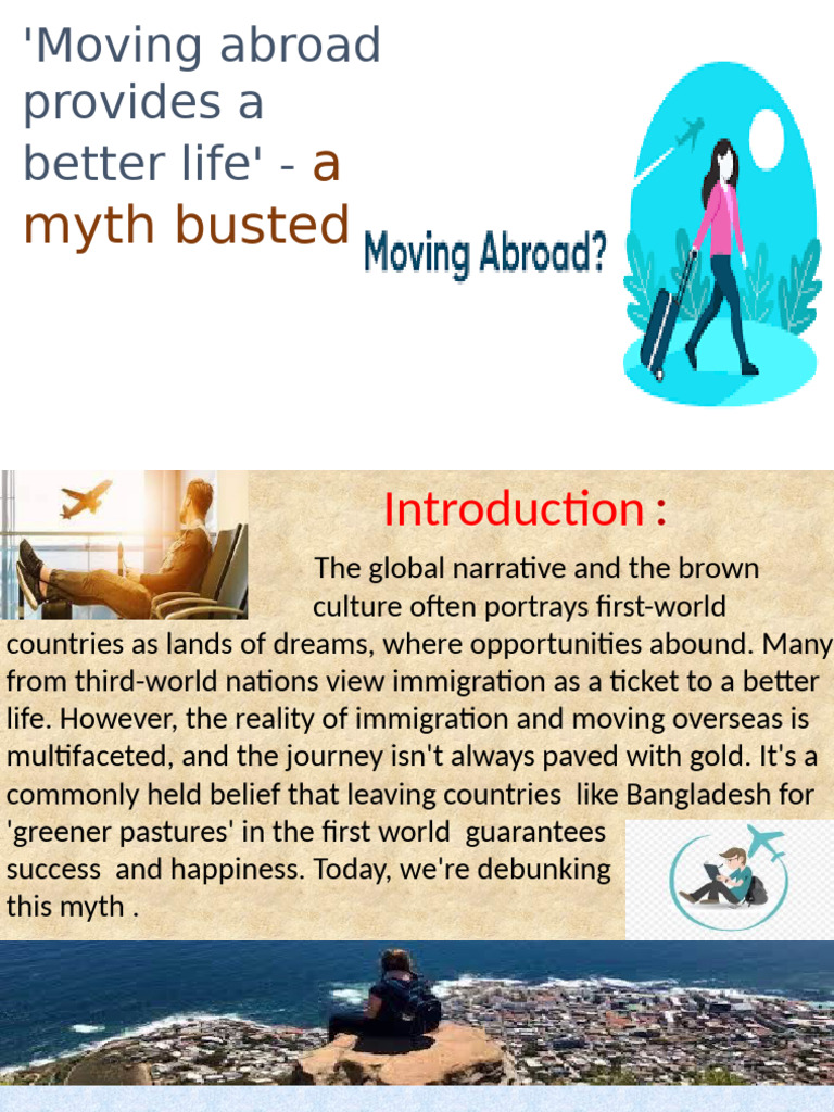 'Moving abroad provides a better life' - a myth busted | PDF | Cost Of ...