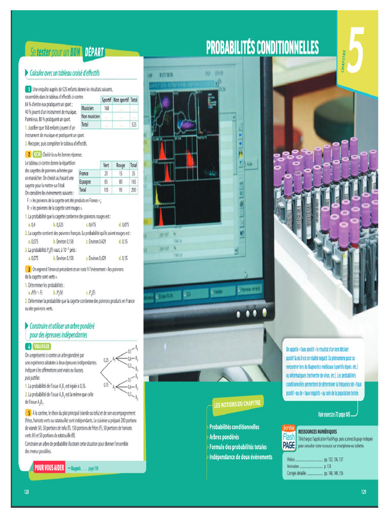 Chapitre 5 - Proba Conditionnelles | PDF